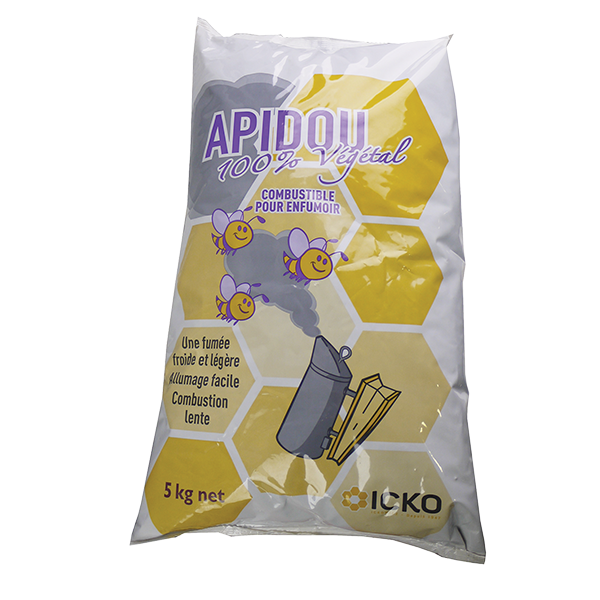 Combustible enfumoir Apidou - sac 5kg | ICKO Apiculture