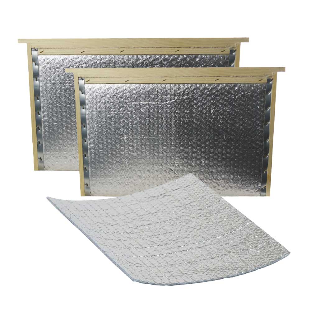 Pack isolation pour ruche Dadant : 1 couvre cadre isolant + 2 partitions